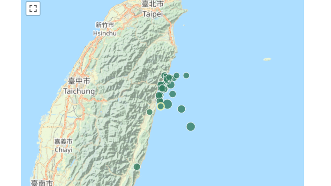 【0403花蓮強震】餘震逾610起！花蓮近海淺層地震不斷 最大震度3級 | - 太報 TaiSounds